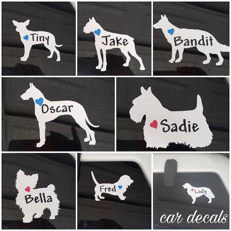 Cockapoo Car Decal, Cockapoo Dog Decal, Sticker - Etsy