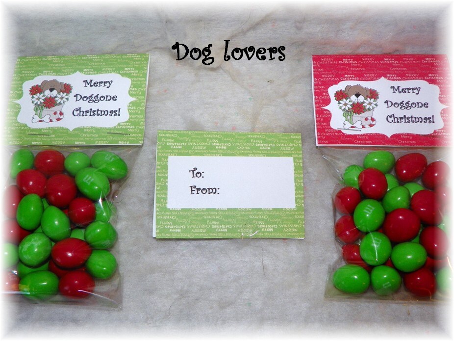 Christmas Dog Lovers Printable Bag Topper,party,favor (DIY) - Etsy