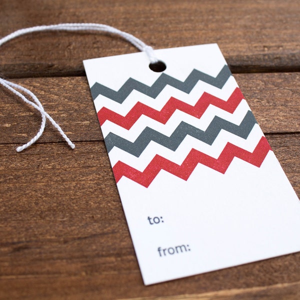 Chevron Gift Tag - 60+ Gift Ideas for 2025
