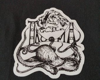 Tacoma Octopus Screen Print Screenprints Prints etna.com.pe