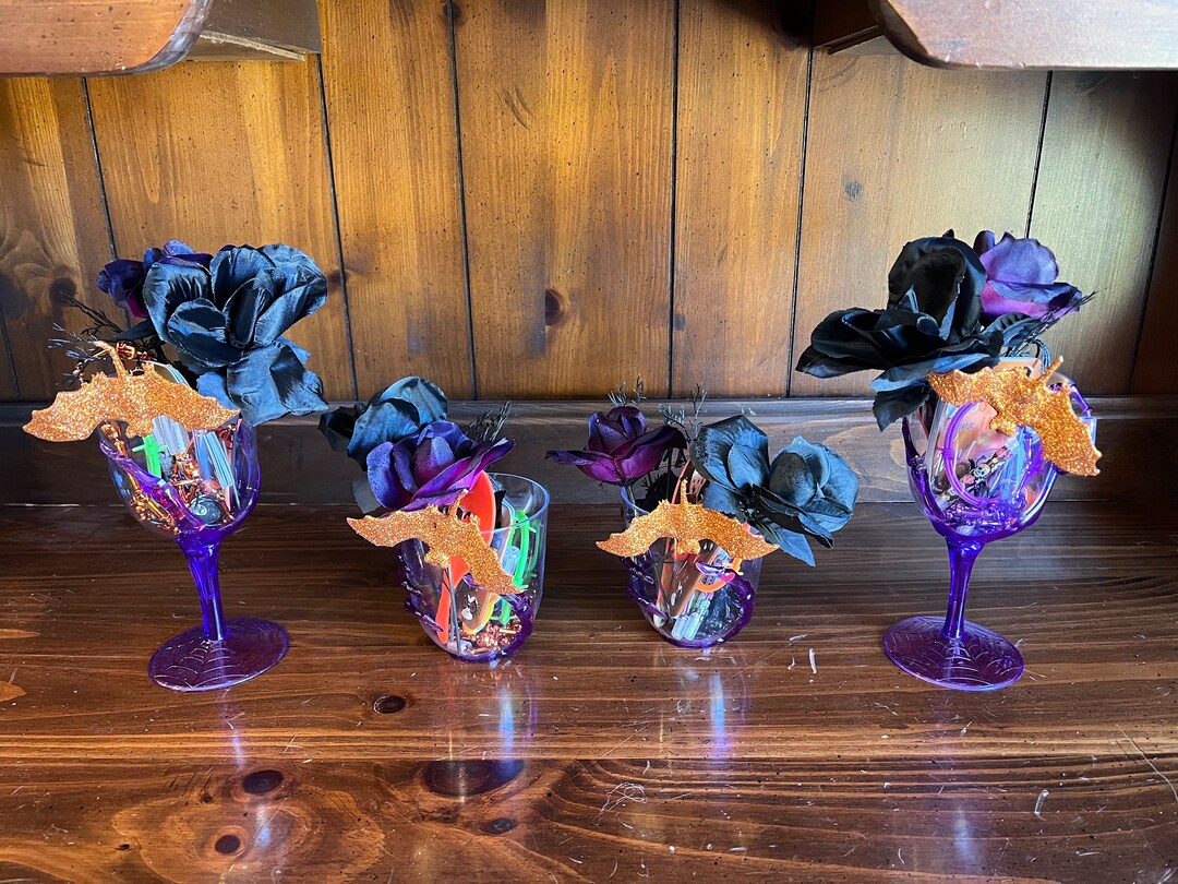 Halloween Spooky Goblets Skeleton Party Cups Trick or Treat - Etsy