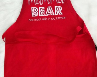 Bear apron | Etsy