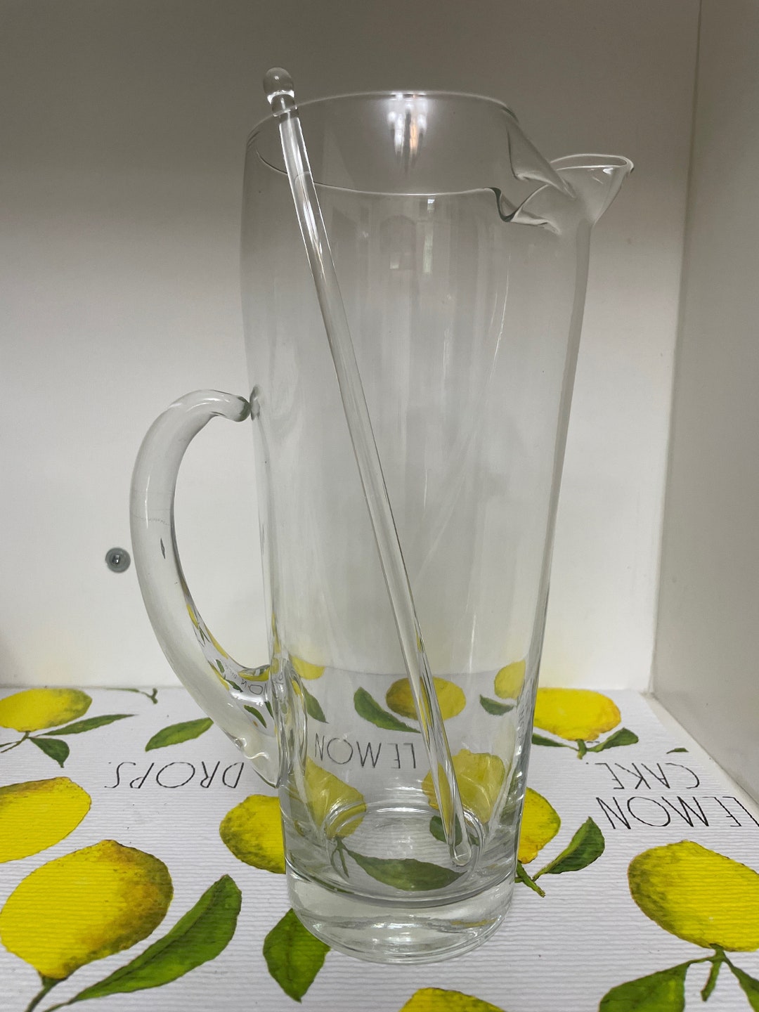 Martini Pitcher With Glass Stir Rod, Vintage From the 1950-1960’s - Etsy