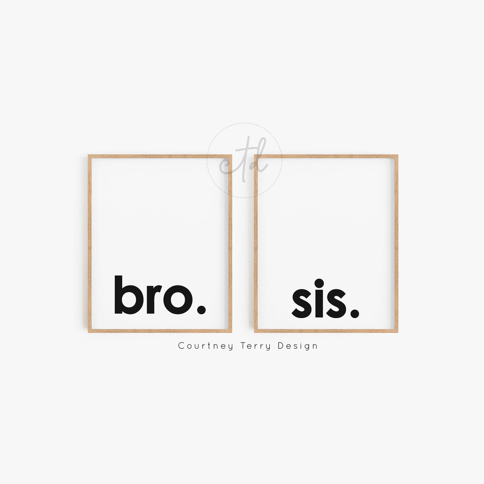 Bro Sis Bedroom Printables - Etsy