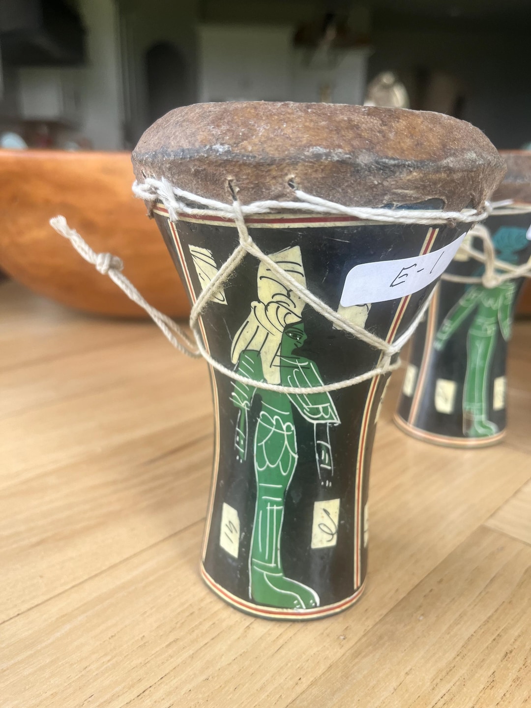 Egyptian Handmade Wooden Inlaid Tabla Drum Doumbek (all 5 Drums) - Etsy