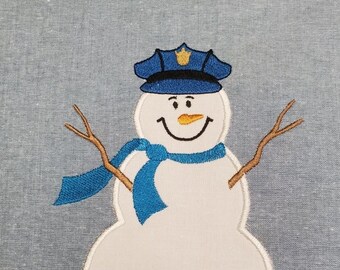 Policeman Embroidery - Etsy