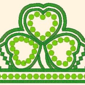 Shamrock, St Patrick's Day, Tiara Crown Hairband Headband Slider in the ...