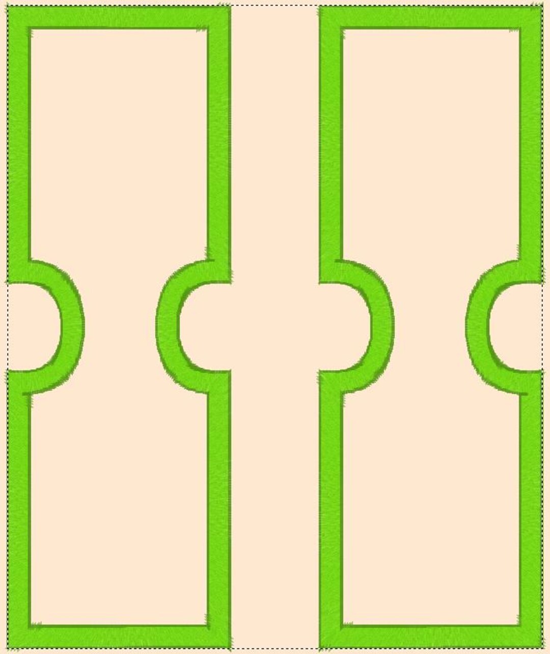 Strap Ends Squared for Purses and D Rings Ith Machine Embroidery ...