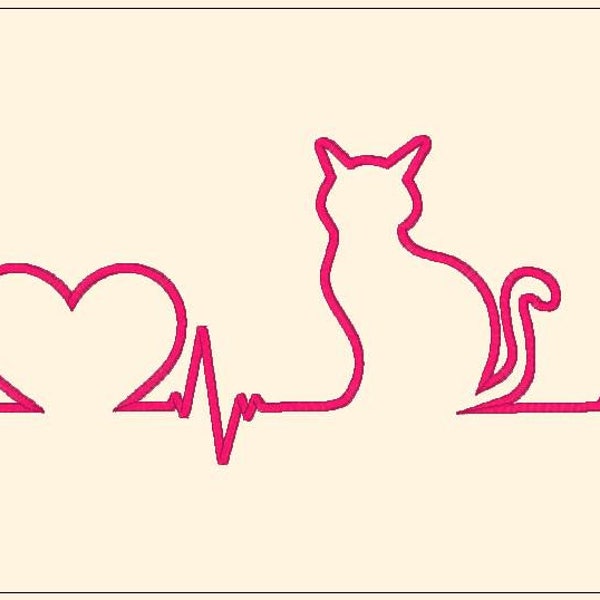 Cat Embroidery - Etsy