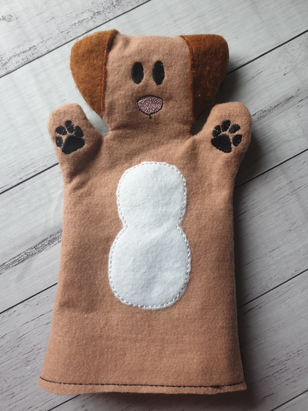 Dog Hand Puppet in the Hoop Embroidery Design in Adult and Kids Size ...