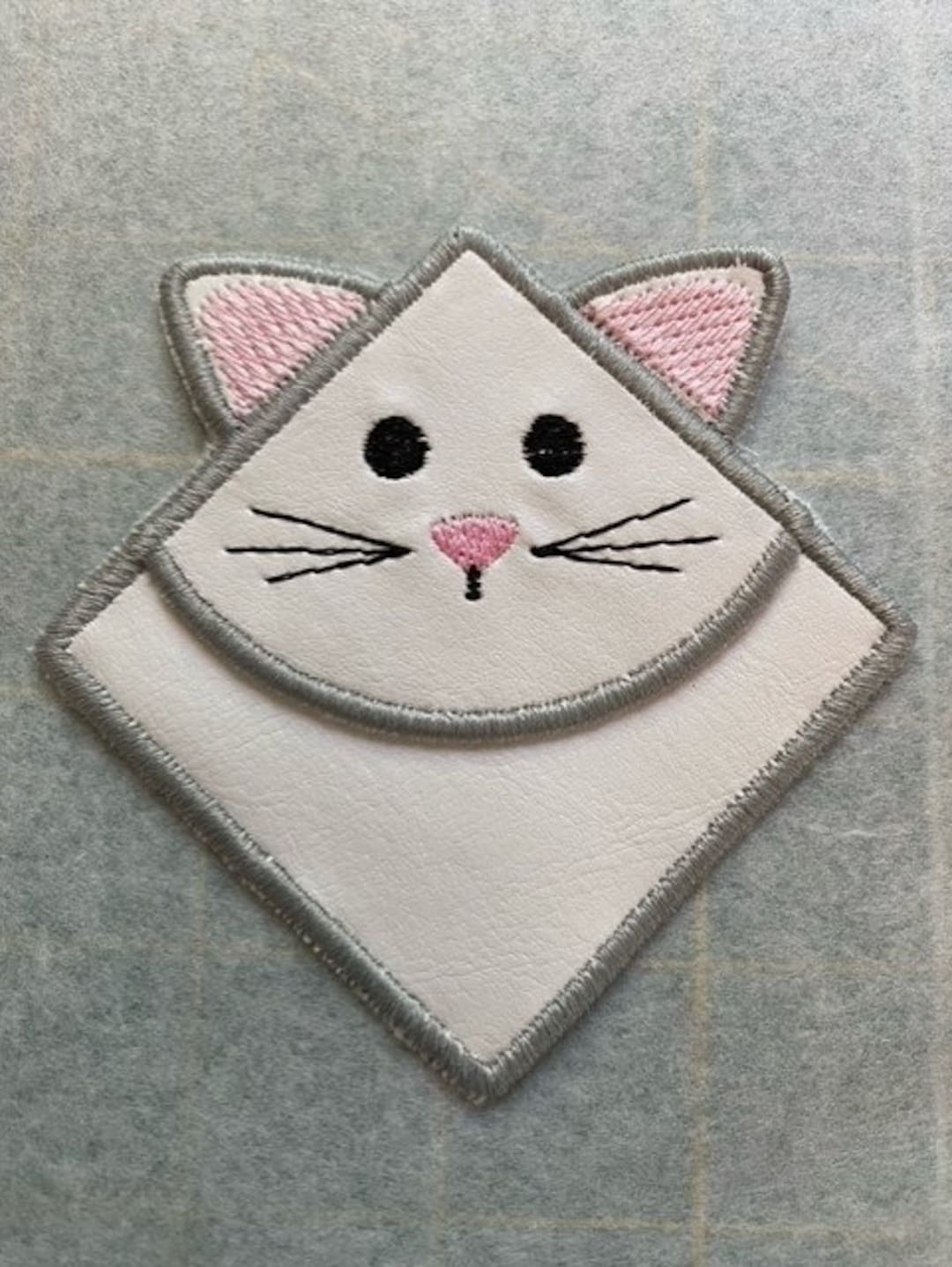 Kitty Corner Bookmark Ith Embroidery Machine Digital Files - Etsy