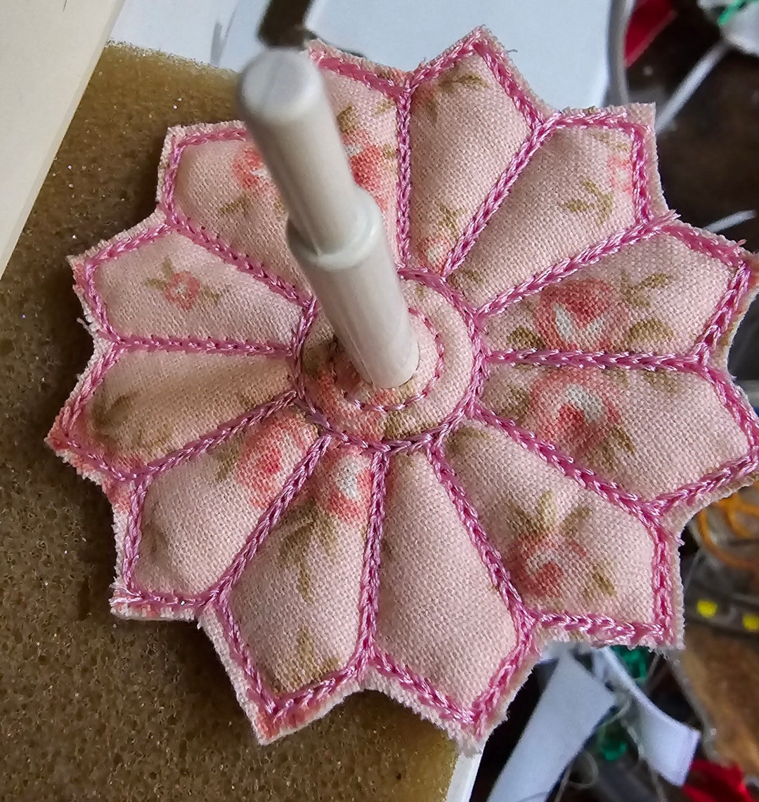 Spool Pin Pads 3 Different, in the Hoop Machine Embroidery File - Etsy