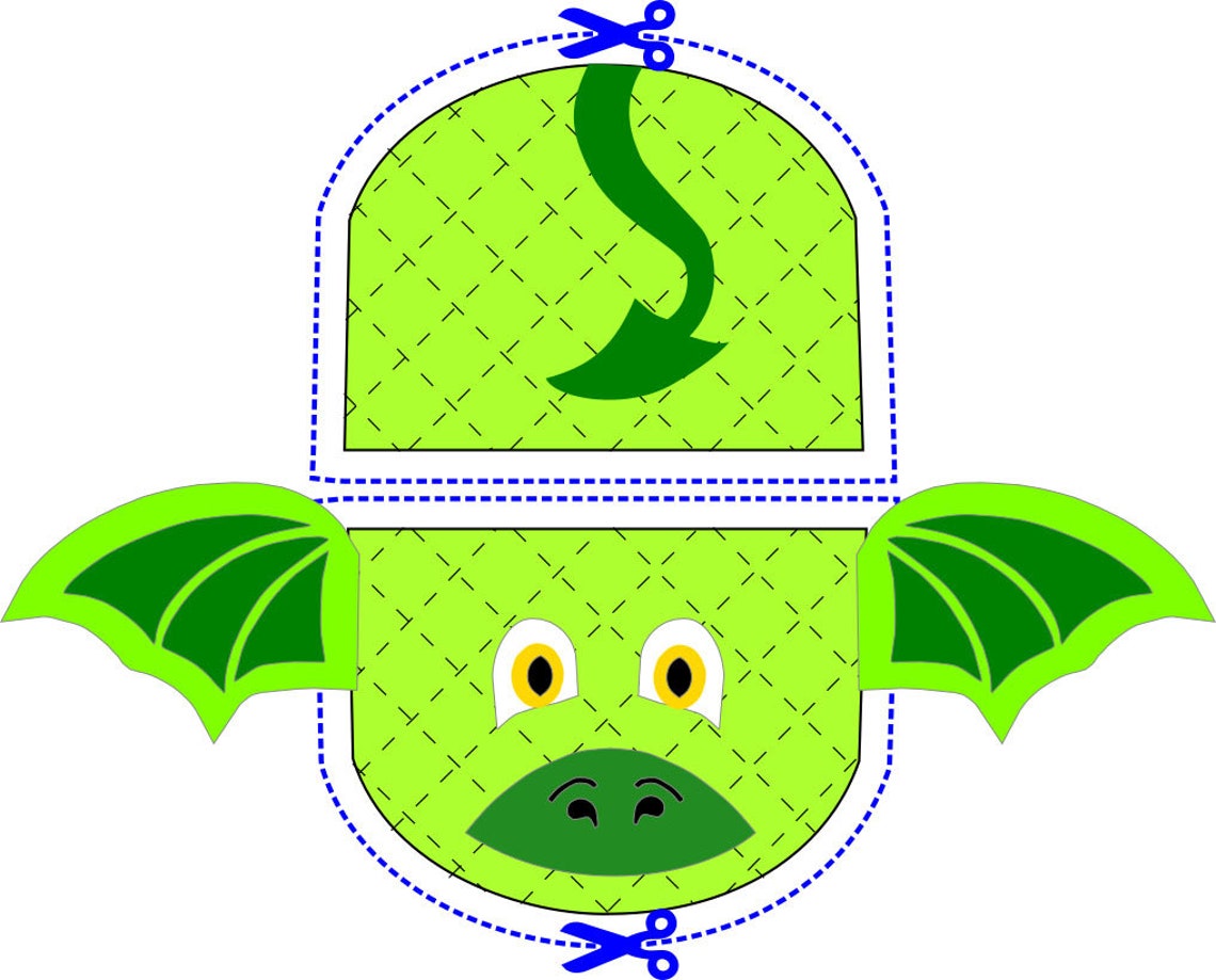 Dragon sewing Machine Pattern Oven Mitt in Pdf | Etsy