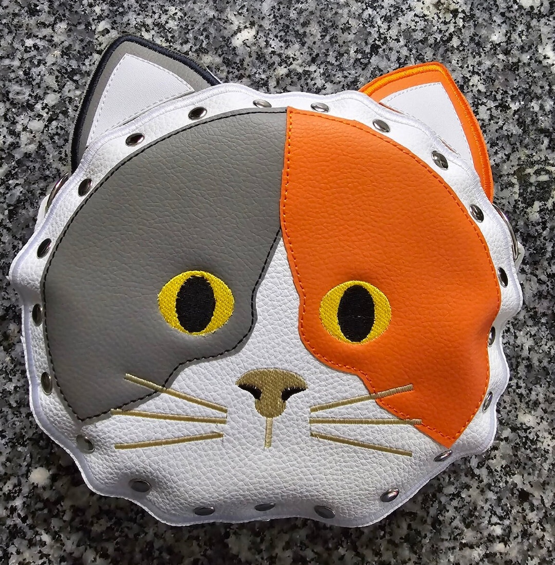 Cat Calico LARGE VERSION Calico Breed Rivet Purse Embroidery Pattern ...