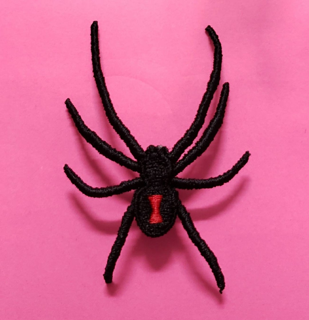 Black Widow Spider Freestanding Lace Machine Embroidery Design ...