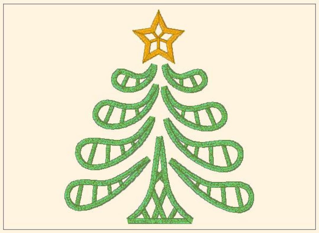Cut-work Lace Christmas Tree Embroidery Design Embroidery Machine Files ...