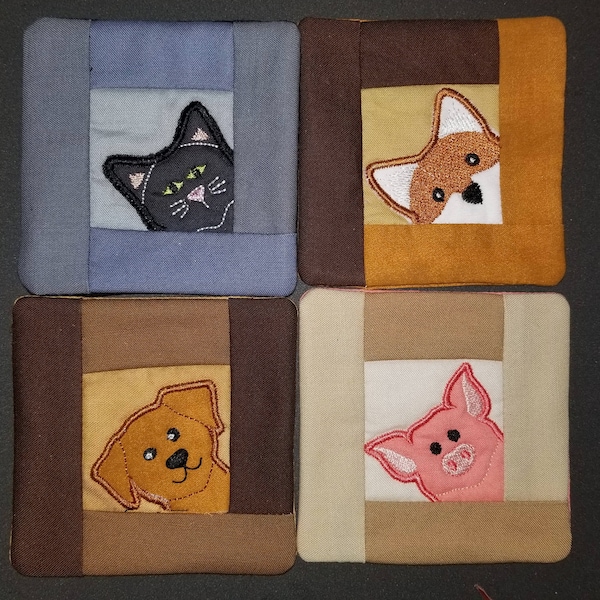 Animal Mug Rug - Etsy