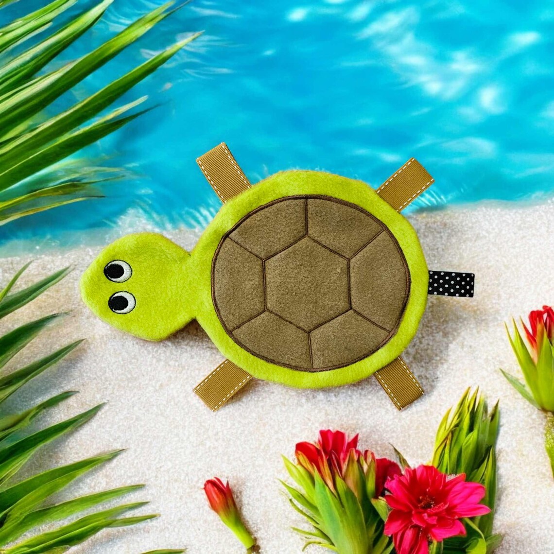 Turtle - Stuffie in the Hoop Machine Embroidery Design, Digital Pattern ...