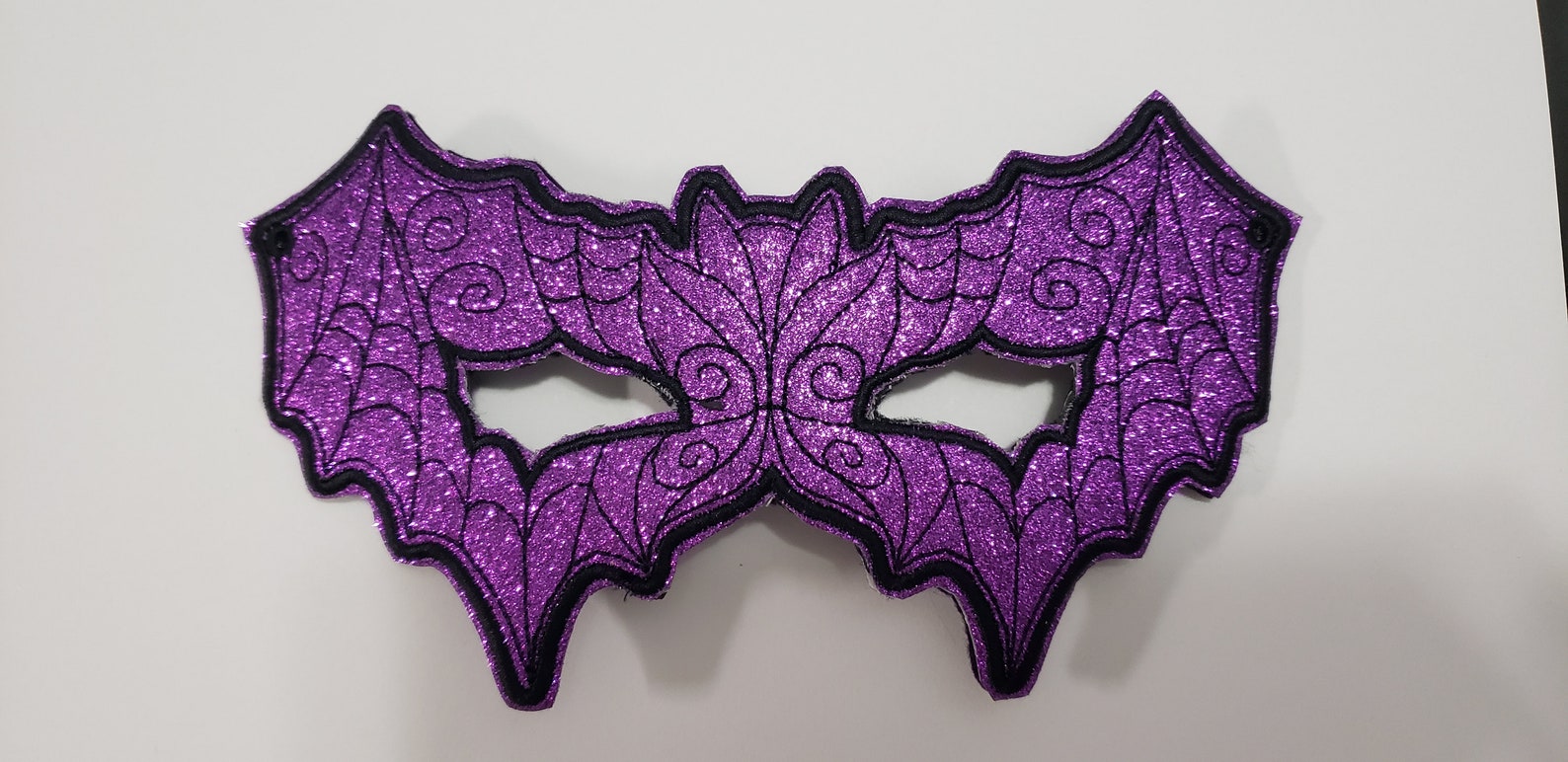 Bat Masquerade Halloween Mask in the Hoop Machine Embroidery - Etsy