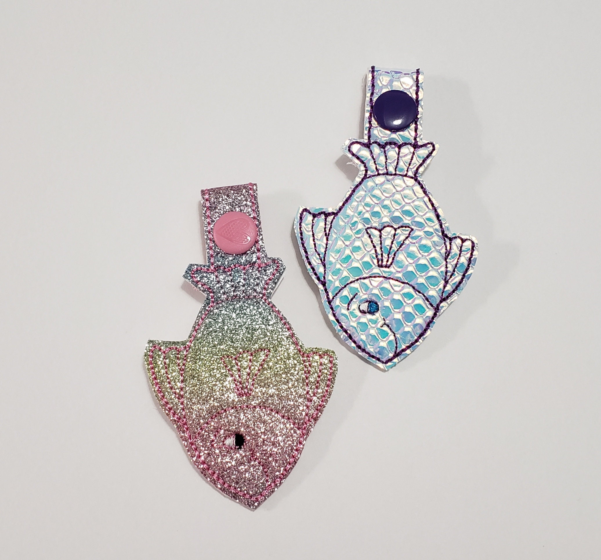 Goldfish Snap Tab "digital Pattern" in the Hoop Machine Embroidery ...