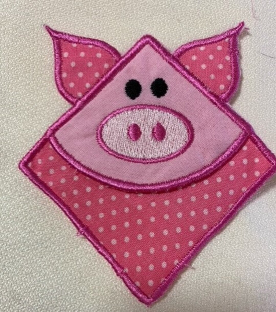 Pig Corner Bookmark Ith Embroidery Machine Digital Files - Etsy