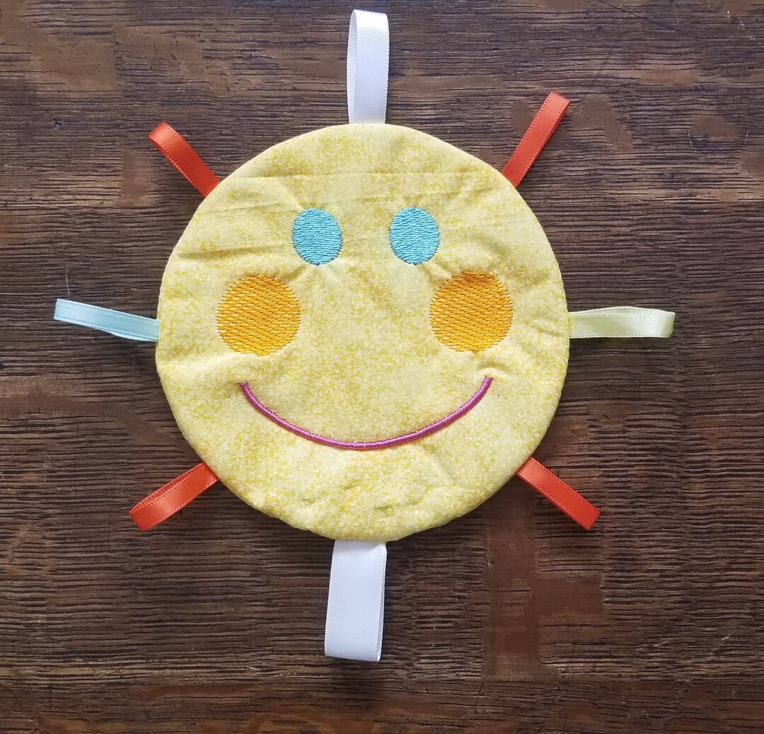 Sun Face - Stuffie in the Hoop Machine Embroidery Design, Digital ...