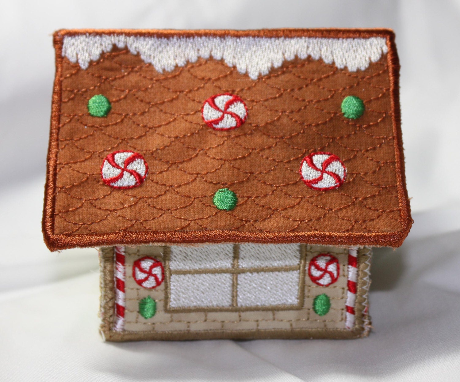 3d Gingerbread House in the Hoop Embroidery Design Embroidery Machine ...