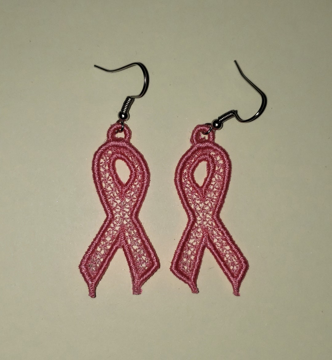 Awareness Ribbon Freestanding Lace Machine Embroidery Design Embroidery ...