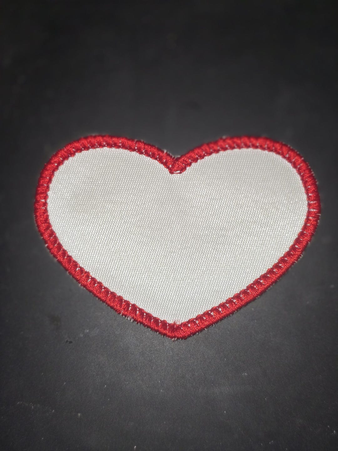 Heart Shaped Merrow Embroidery Design for Patches - Etsy