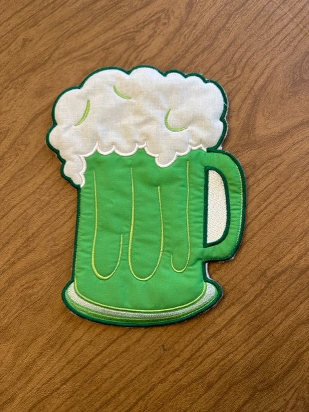 Beer Glass Hot Pad in the Hoop Ith Embroidery Design Pattern - Etsy