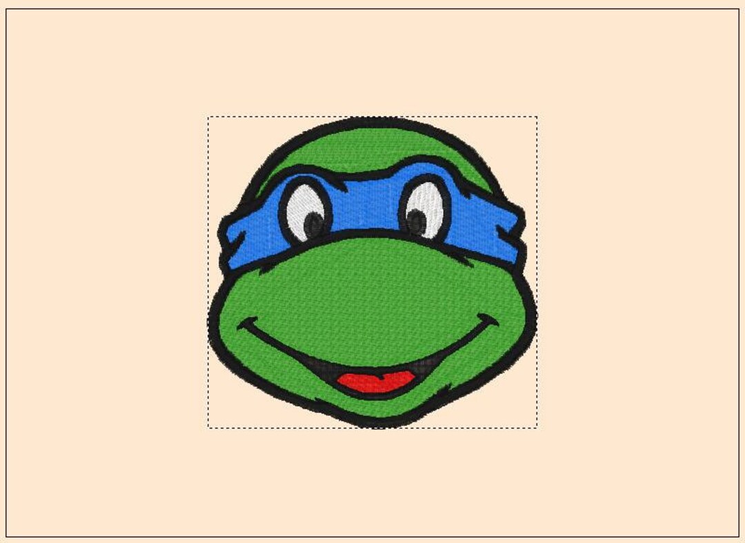 Turtles TMNT Machine Embroidery Design 7 Sizes - Etsy