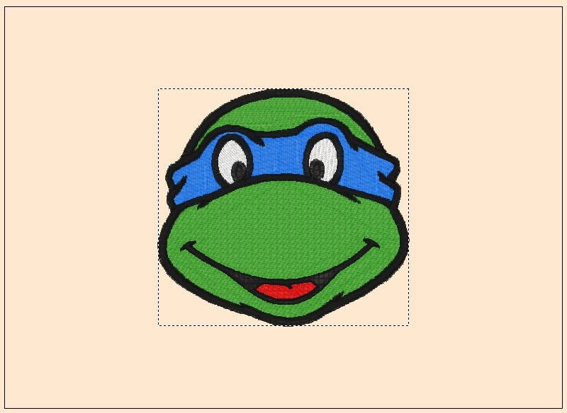 Ninja Turtle Machine Embroidery Designs Turtle Applique Machine