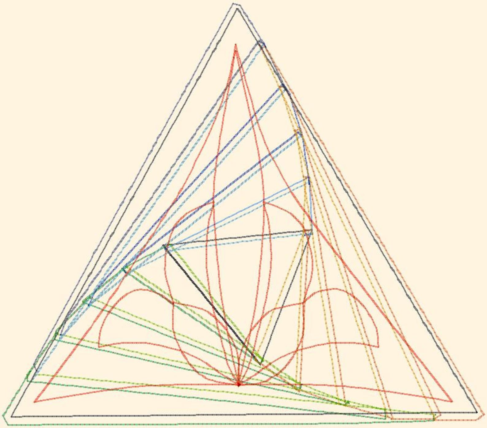 Twisted Triangle quilting block paper piecing in the hoop - Etsy 日本