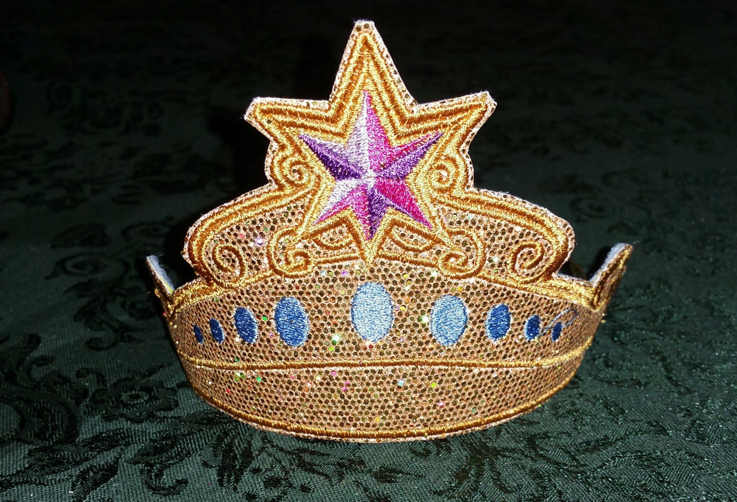 Princess Pony Inspired Tiara Crown Headband Slider in the Hoop Machine ...