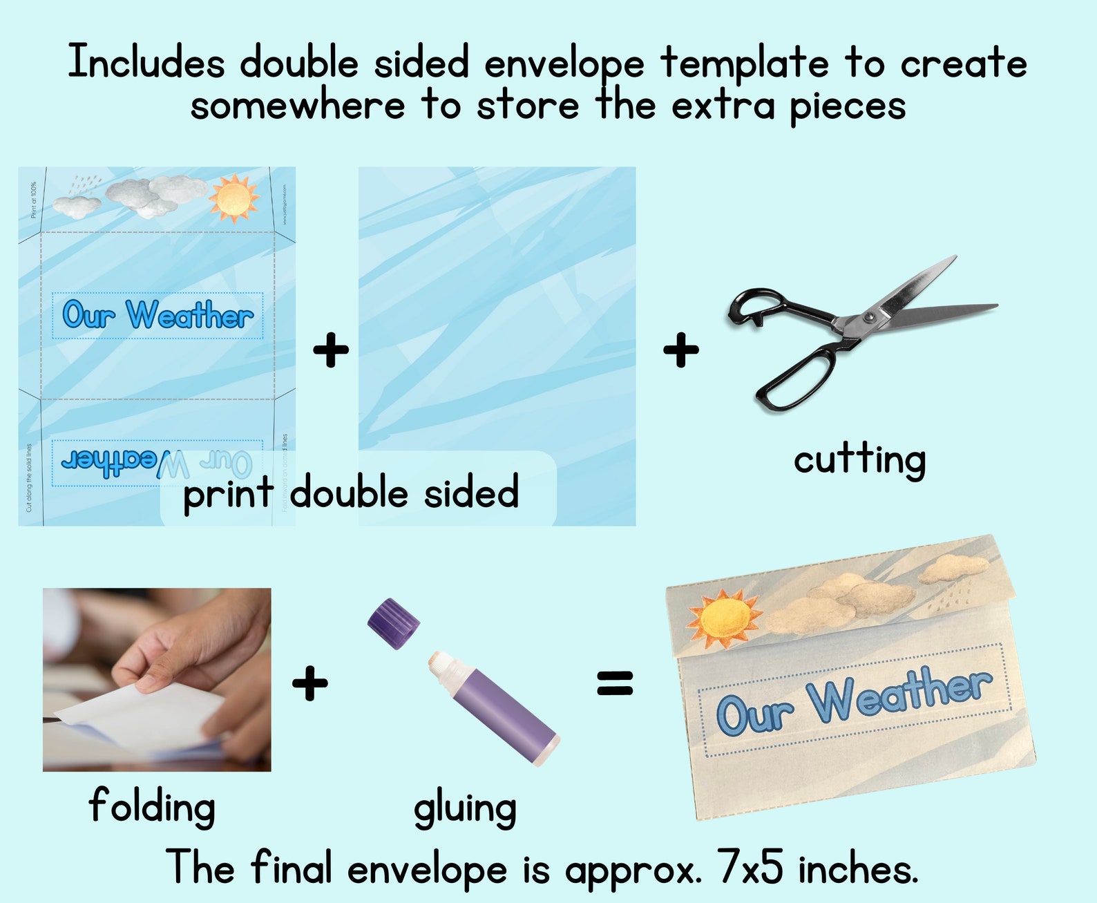 Printable Classroom Weather Chart-homeschool Activity-primary Grades ...
