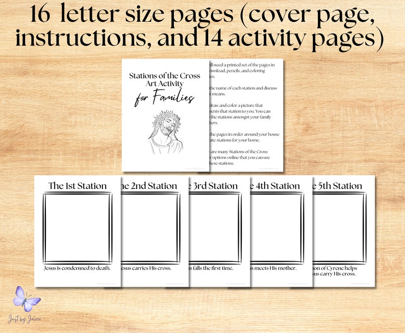 Printable Stations of the Cross Art Activity for Families-instant ...