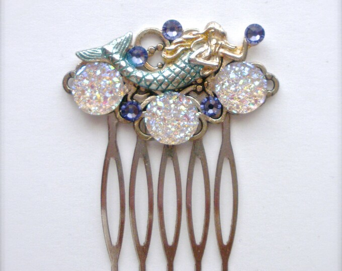 Mermaid Hair Comb Rainbow Stardust Mermaid Hair Comb - Etsy