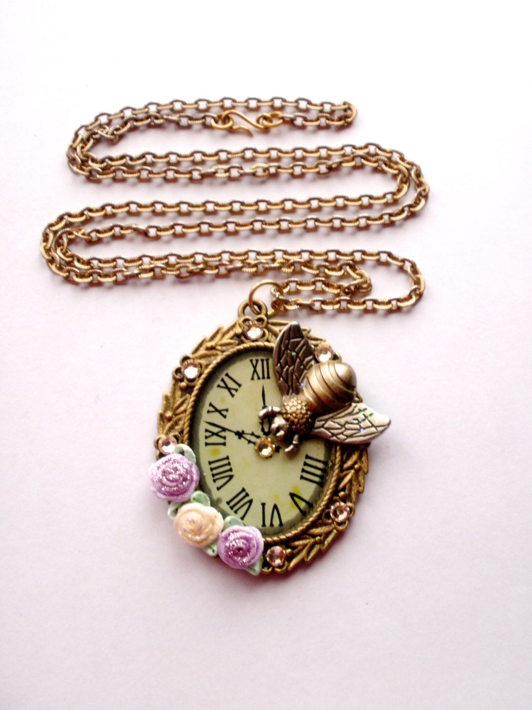Honey Bee Necklace, Bumble Bee Necklace, Steampunk Jewelry, Steampunk ...