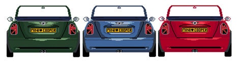 Mini Cooper and Mini Cooper Wedding PDF Cross Stitch Patterns - Etsy