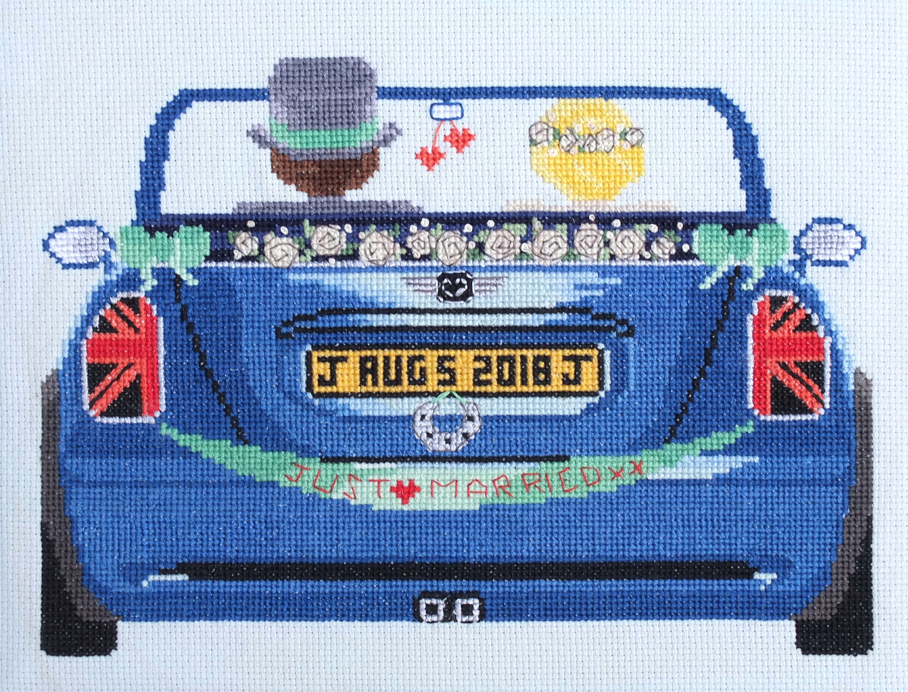 Mini Cooper and Mini Cooper Wedding PDF Cross Stitch Patterns - Etsy