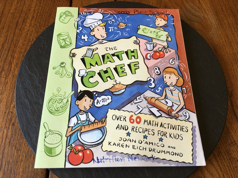 VTG 90s the Math Chef 60 Kid Recipes Math Activities - Etsy