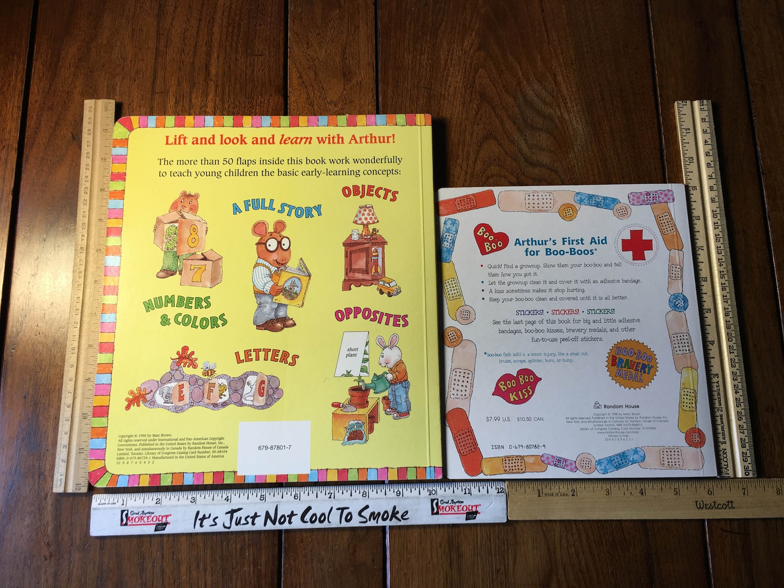 1 NOS VTG Arthur's Boo Boo Board Book New Full Page | Etsy