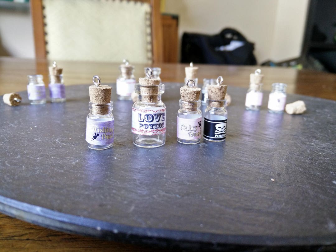 1 Mini 1 3/8x1/2 Love Potion Cork Closure Tiny Empty 1x3/8 Wishing ...