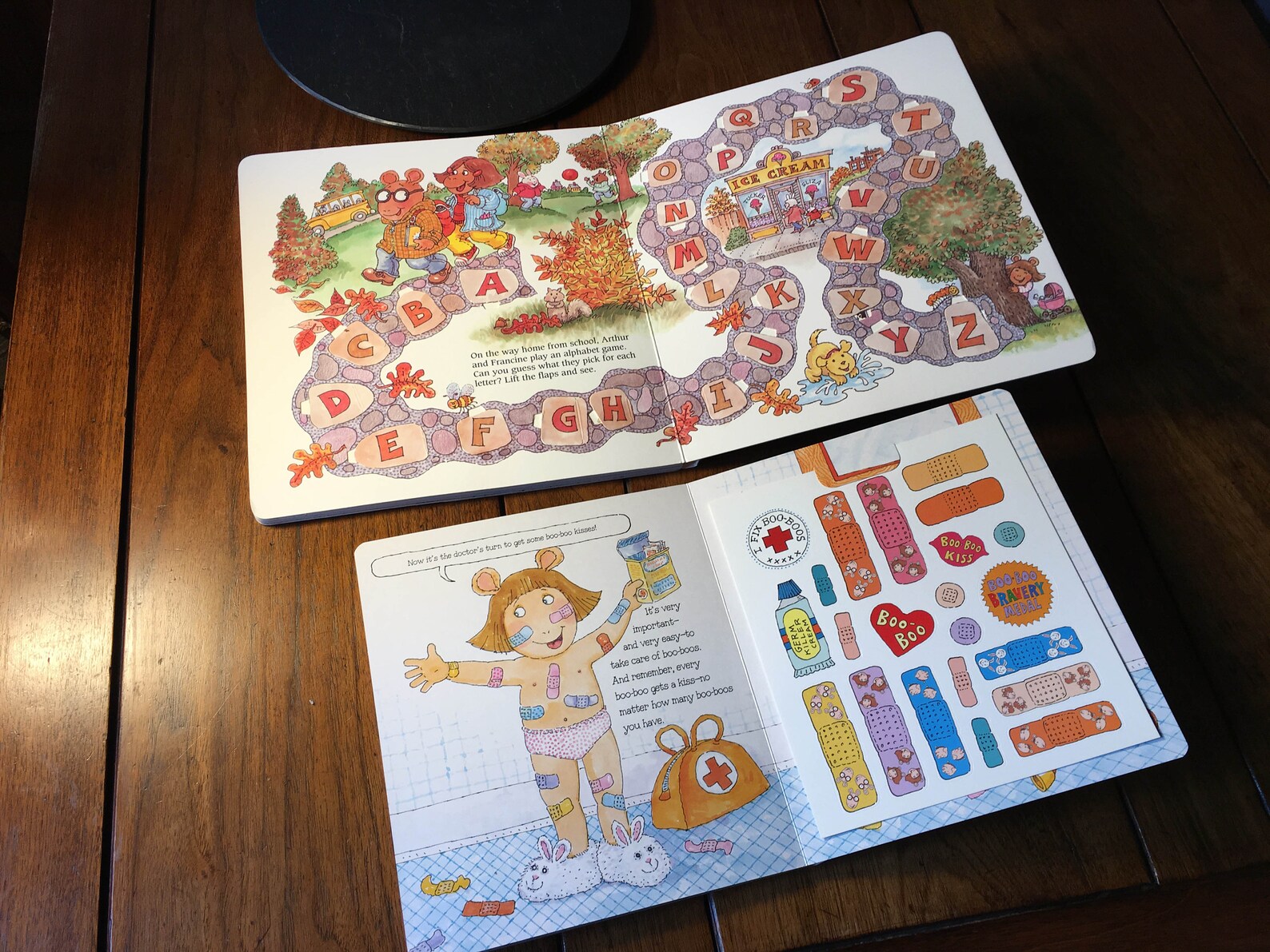 1 NOS VTG Arthur's Boo Boo Board Book New Full Page | Etsy