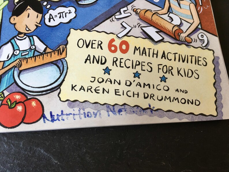 VTG 90s the Math Chef 60 Kid Recipes Math Activities - Etsy