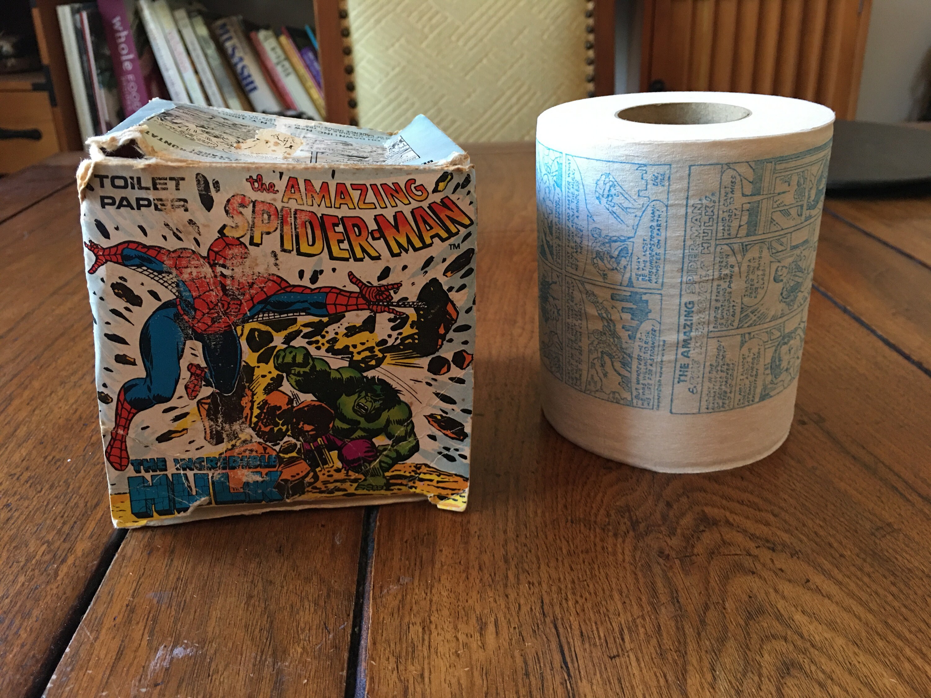 1 Spider Man & Hulk Gamma Gambit original story toilet paper | Etsy