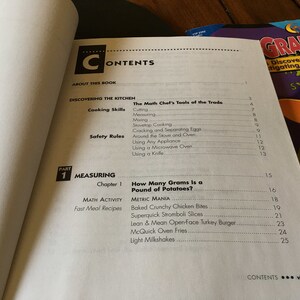 VTG 90s the Math Chef 60+ Kid Recipes Math Activities Childrens ...