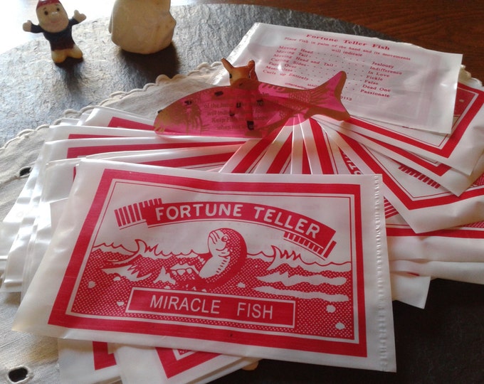10 30 or 100 Palm Fortune Teller Fish Magic Love Wedding Sushi Party ...
