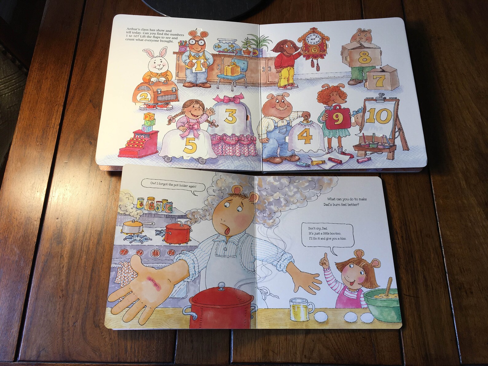 1 NOS VTG Arthur's Boo Boo Board Book New Full Page | Etsy