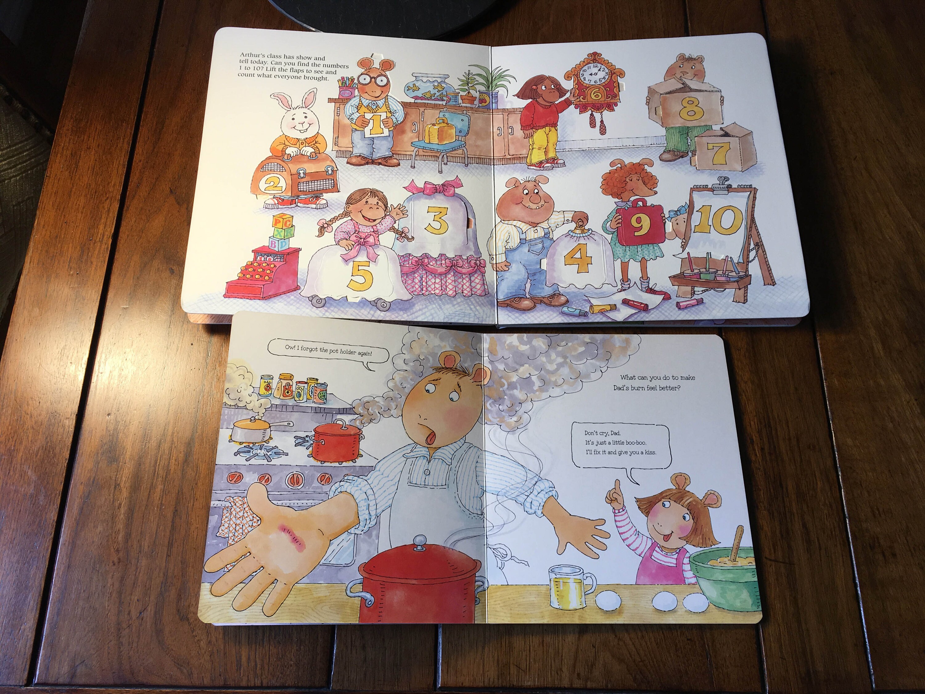 1 NOS VTG Arthur's Boo Boo Board Book New Full Page | Etsy